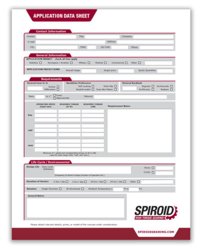 Case Studies | White Paper | Data Sheet - Spiroid Gearing