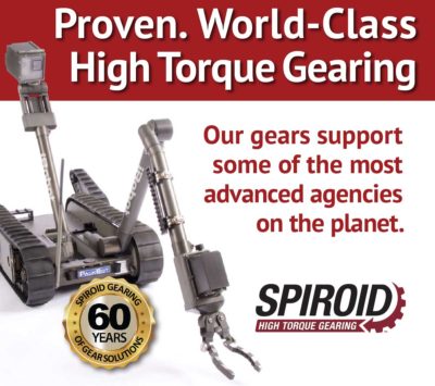Spiroid Gearing for the Robotics Industry - Spiroid Gearing